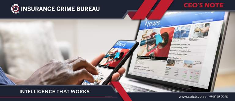 Insurance Crime Bureau CEO's Note – The Insurance Crime Bureau Insurance Crime Bureau CEO's Note – The Insurance Crime Bureau